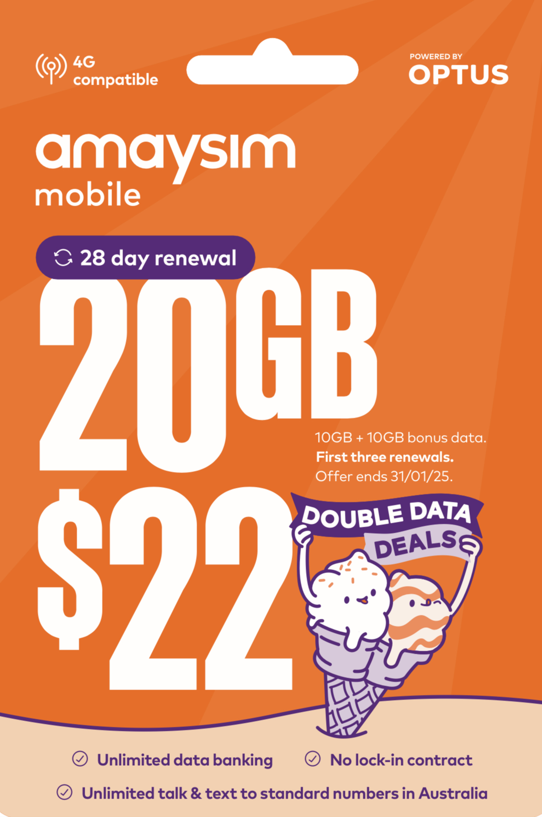 Amaysim $22 Sim Plan - Mobile Essentials Mobile Phone Repair Melbourne, Knox, Highpoint, Plenty ...